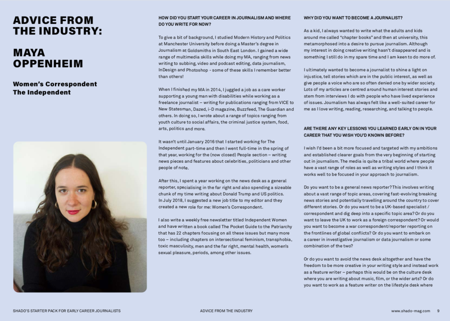 shado’s starter pack for early career journalists - Shado Magazine